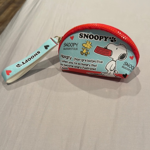 Peanuts | Bags | Peanuts Snoopy Woodstock Hangry Coin Change Purse ...